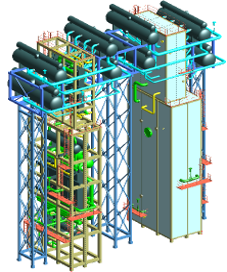 ASME Cold Box LNG Petrochemical Aluminum Plate Fin Heat Exchanger